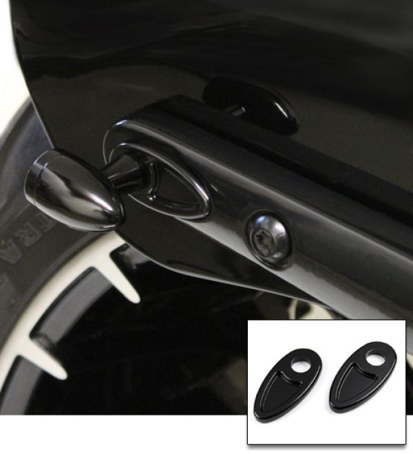 Black Strut Blank Off Plates Type 2 Alloy – Hot Bike