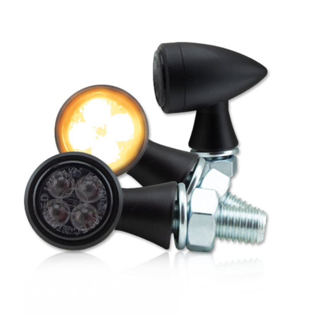 Black Bullet Indicators - Hot Bike