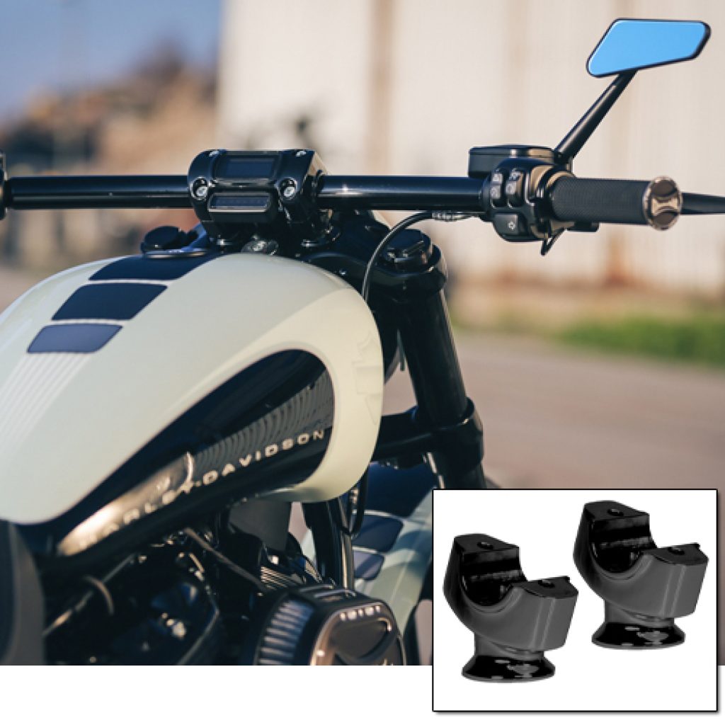 Black Flat Riser Kit for FXBR Models – Hot Bike